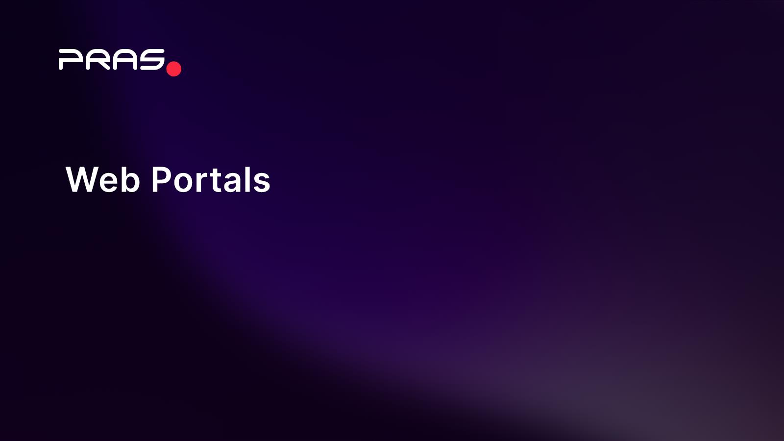 Web portals – solutions provided by PRAS | PRAS.by